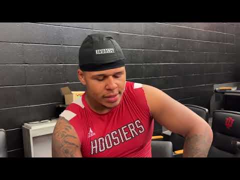 Watch: IU football’s Anthony Jones, Phillip Dunnam, Louis Moore — fall ...