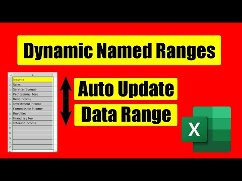 How to Create Dynamic Named Ranges in Excel