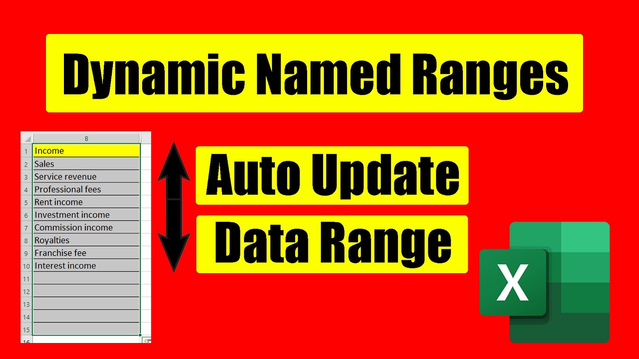 How to Create Dynamic Named Ranges in Excel