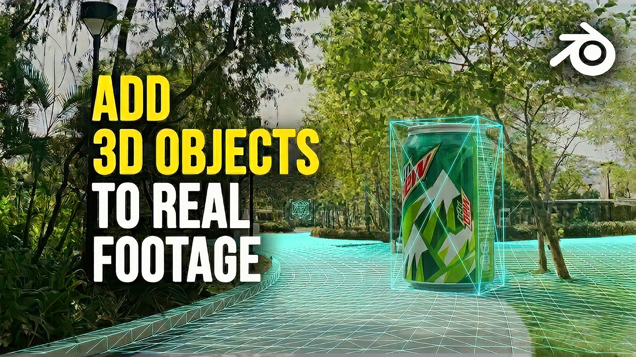 Blender Camera Tracking Beginner Tutorial | Add 3D Objects to Real Footage