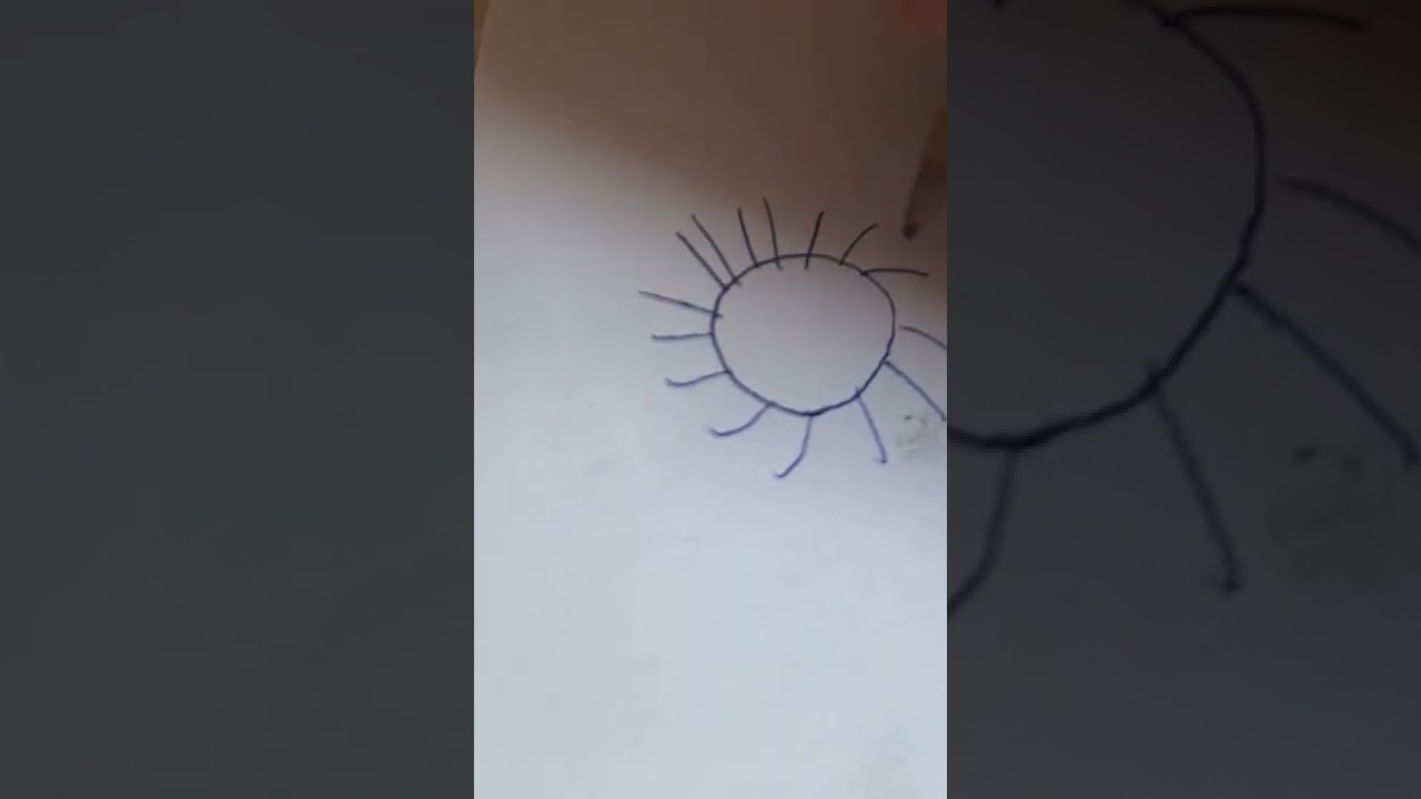 Como dibujar un  sol