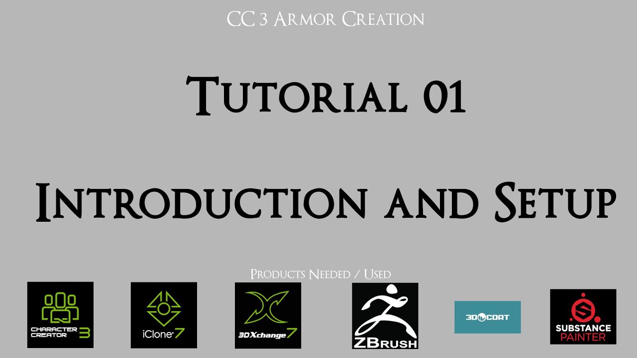 Tutorial 01 - Introduction and Setup | Character Creator 3 Tutorial