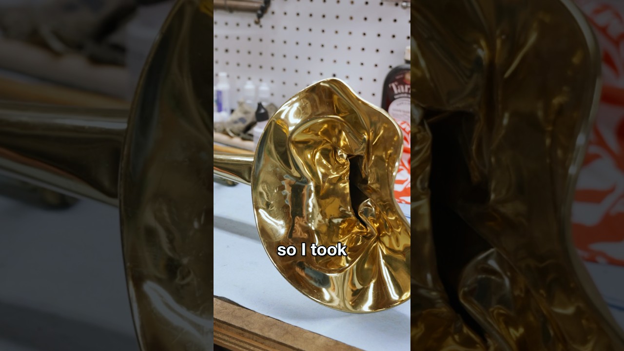 When you accidentally break your trombone…