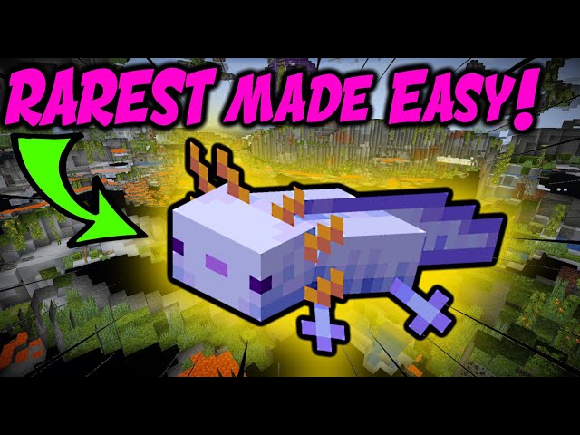 How to get different colours of axolotls in Minecraft