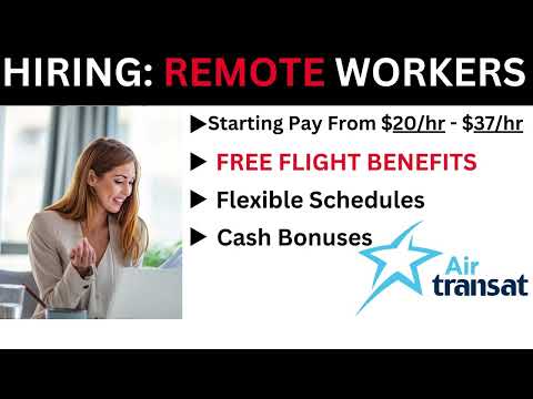 Remote Airline Jobs Starting at $20/hr - $37/hr