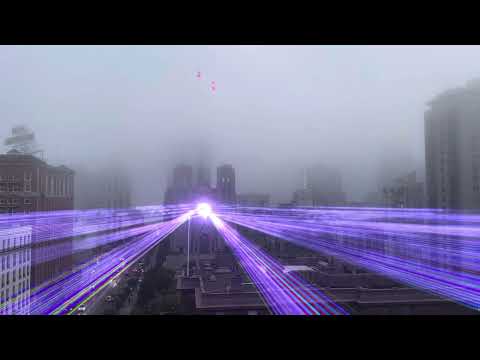 Laser space Cannon San Francisco Fairmont Hotel