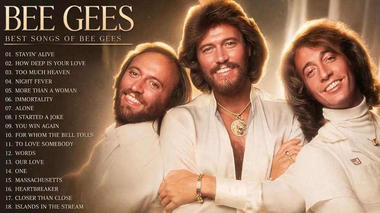 BEE GEES Greatest Hits Full Album - Best Songs Of Bee Gees 80s 90s 1080p HD