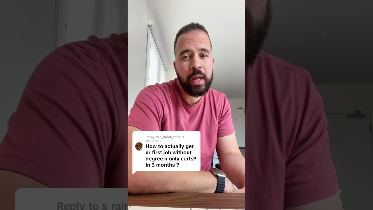 Quickest tech job you can get with no degree and just certifications