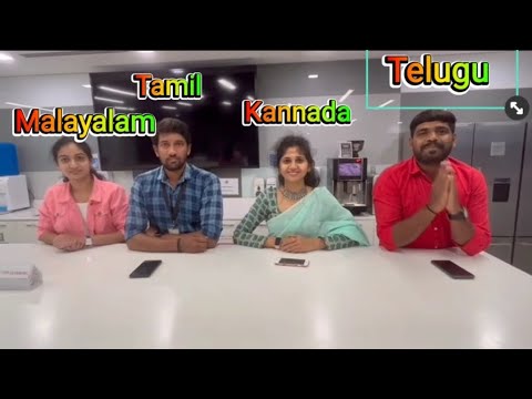 Telugu Vs Kannada Basic words in #telugu #kannada #tamil #malayalam#shorts #fun #office#trending
