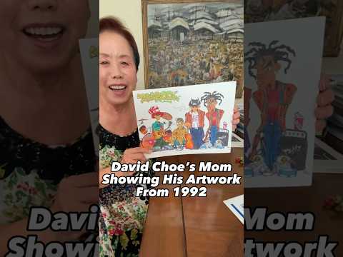 David Choe's Mom Showing His Artwork From 1992 #davidchoe #art #choeshow #arte #artista #1992 #choe