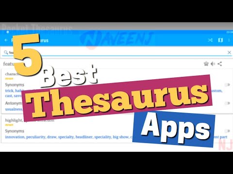 5 Best Thesaurus Apps