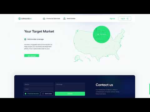Catalyze AI – SaaS website