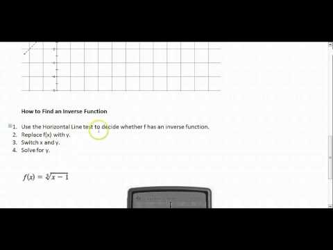 Inverse Functions | FracTad's Fractopia