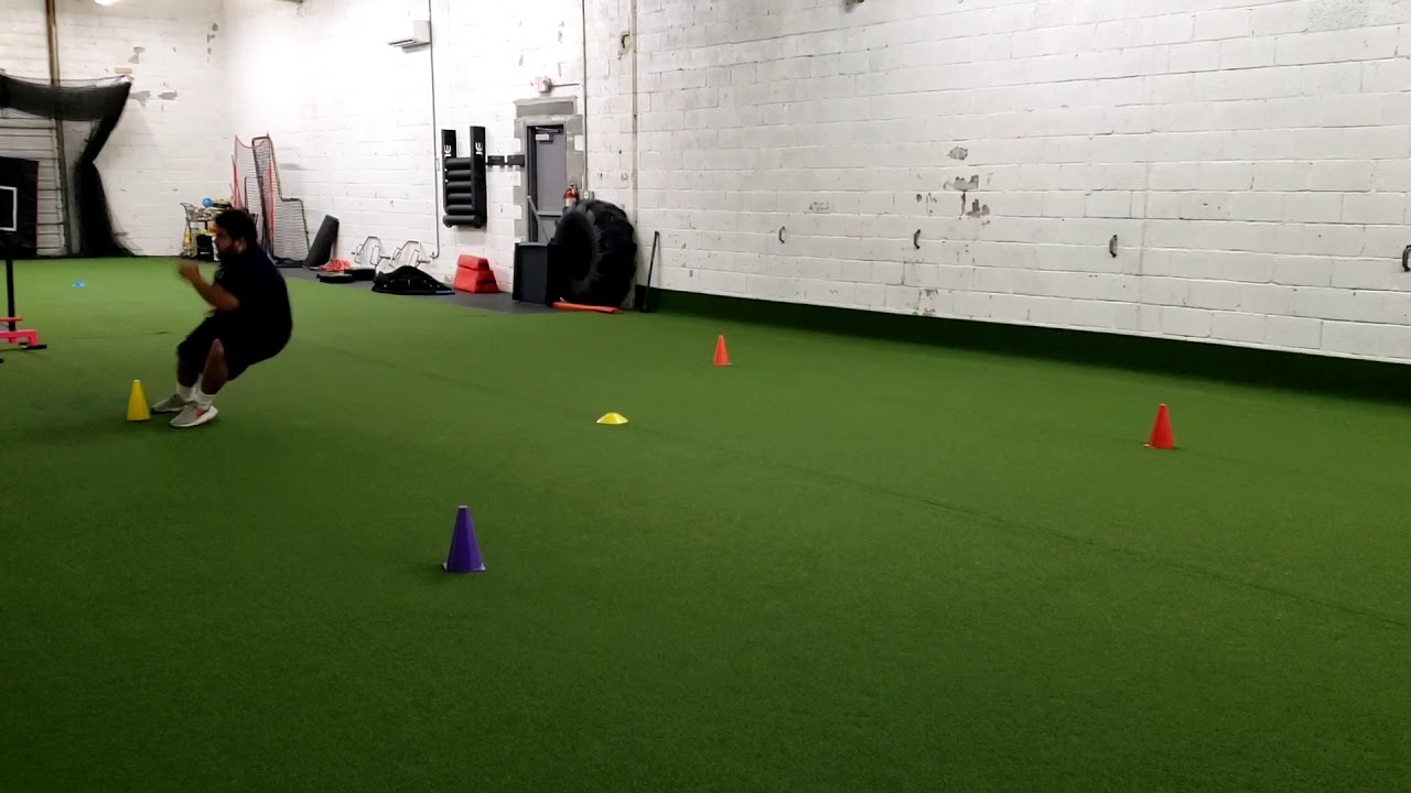 5 Cone Box Drill Pattern 1 - Multi-directional Agility