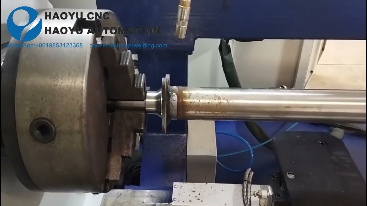 Axle double circular seam automatic welding machine