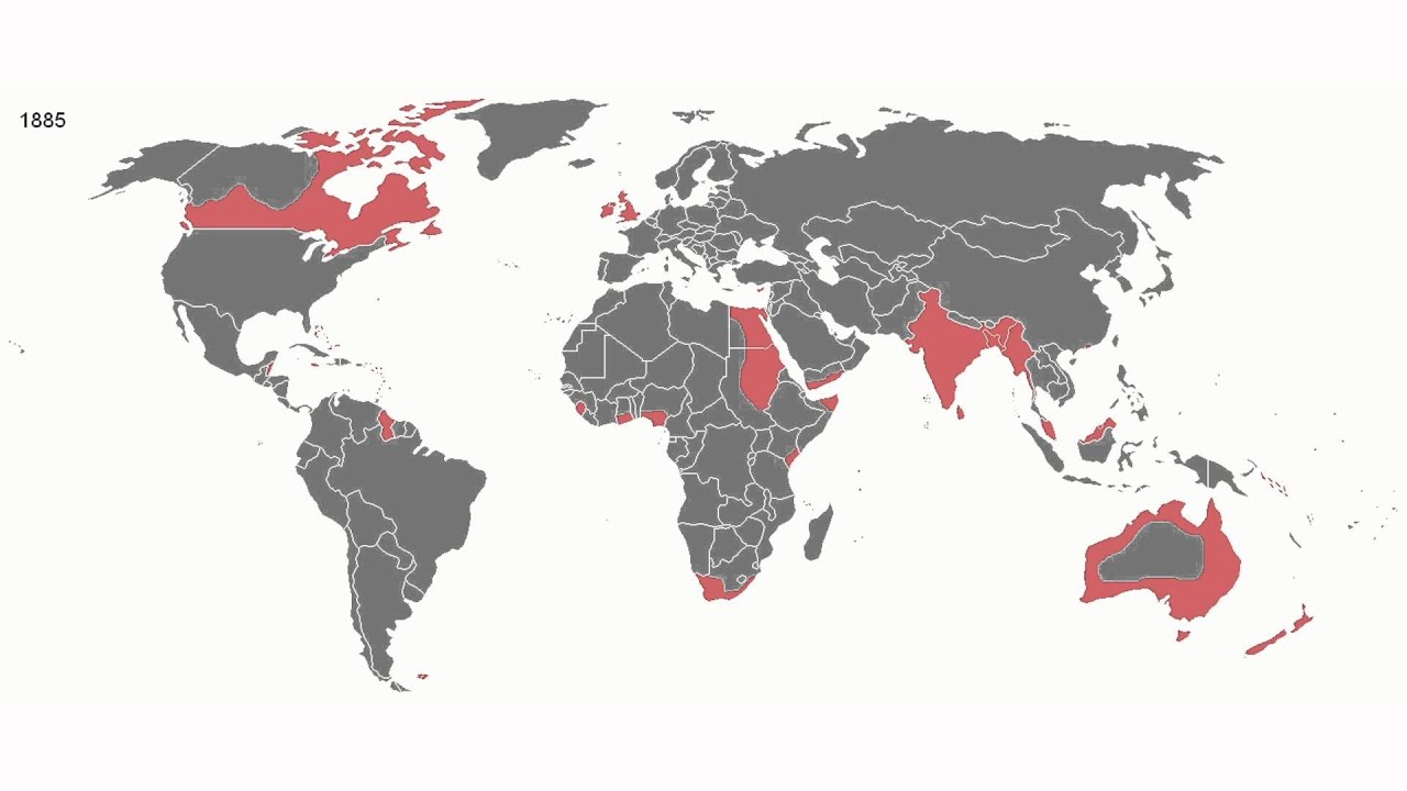 Territorial Evolution of the British Empire ✔