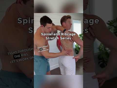 Rib stretch for middle back pain #shorts #short #backpain