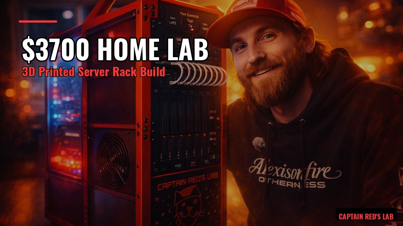 I Built a $3700 Home Lab Using a KWS 3D Printed Rack