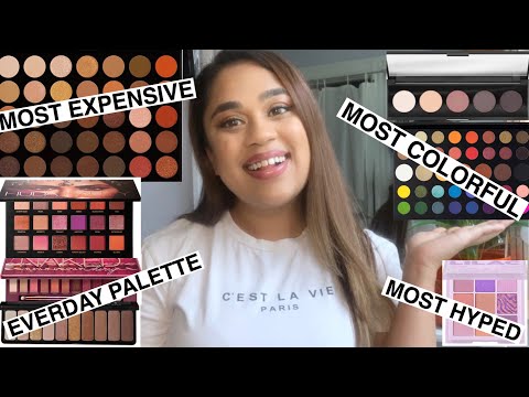 ALL ABOUT MY EYESHADOW PALETTES | EYESHADOW PALETTE TAG