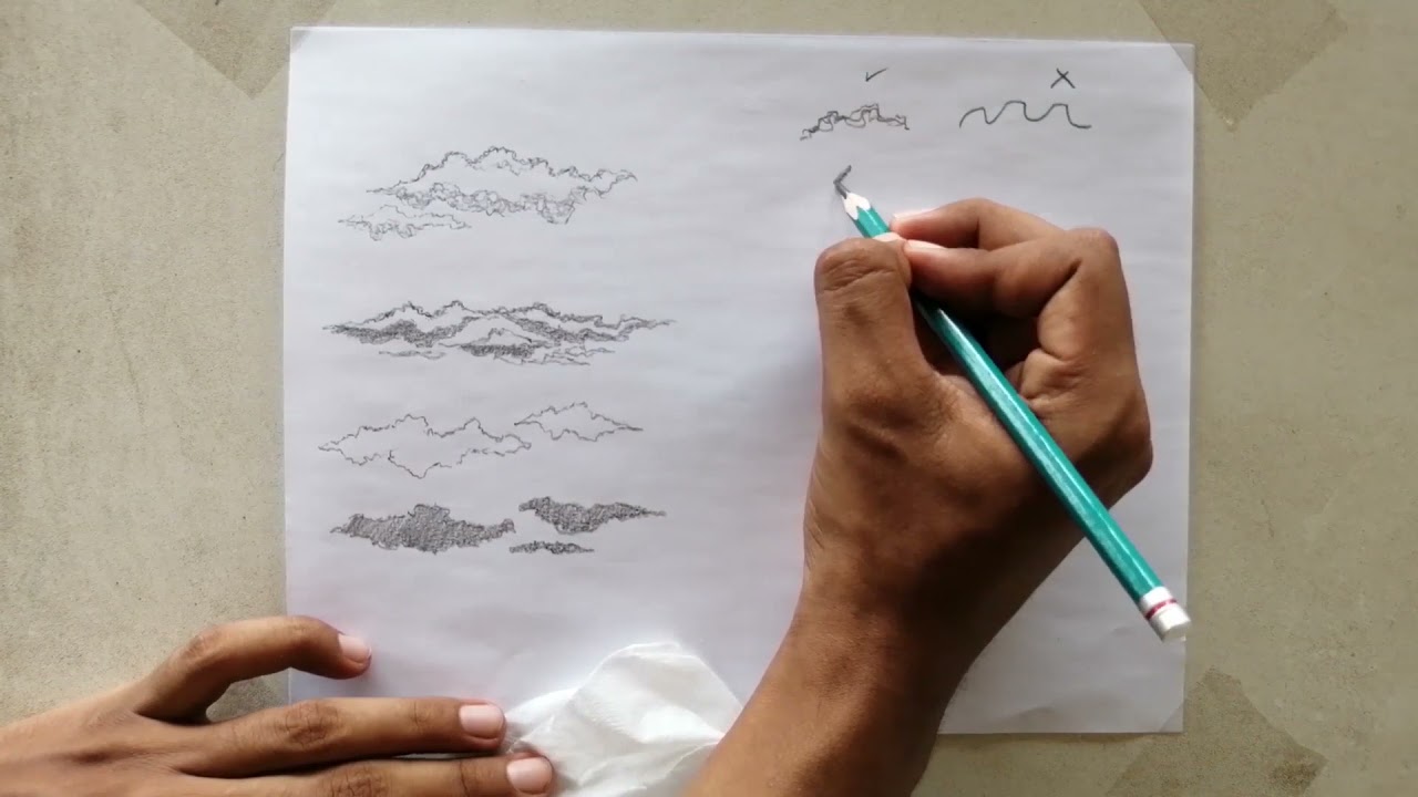 Tutorial, como dibujar nubes, parte 1
