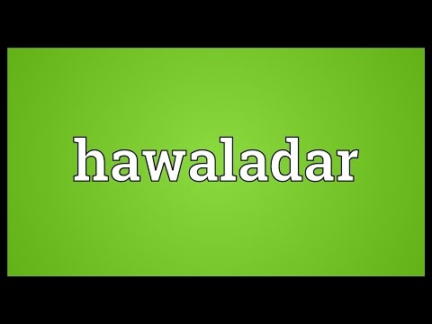 Hawaladar Meaning