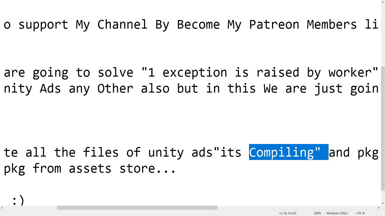 Unity Ads - Unity Error - 1 Exception is Raised By Worker is Unity - Solved Duplicate Classes Error