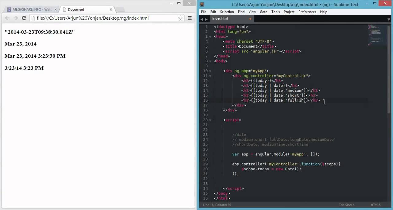 angularjs   date and time filters   more 720p
