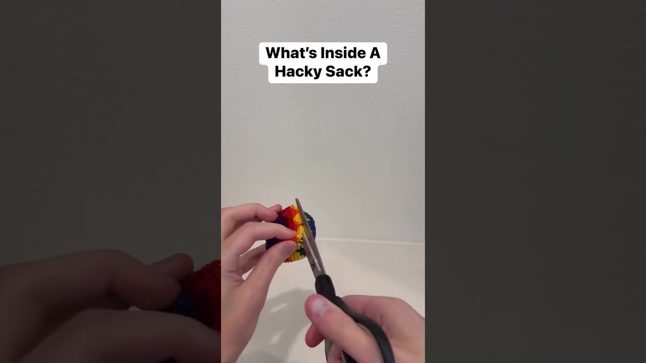 What’s Inside A Hacky Sack #toy #hackysack #game