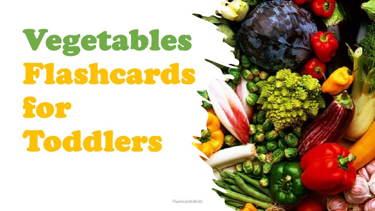 Digital Flashcards for Kids - Vegetables
