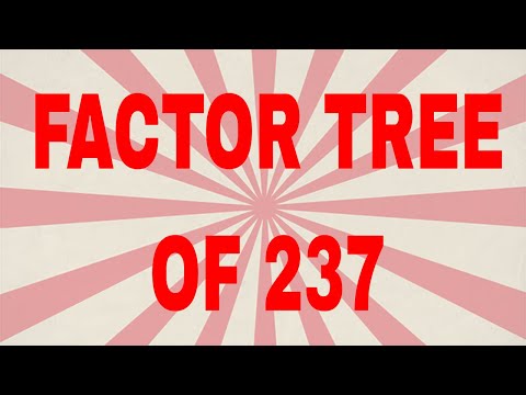 Factor tree of 237|Prime factor tree
