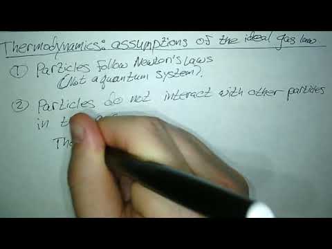 Thermodynamics: Ideal Gas Law-Part 2 Assumptions of the Ideal Gas Law