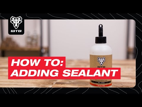 How to put sealant in tubeless tires | #mtb #tubeless #tiresealant