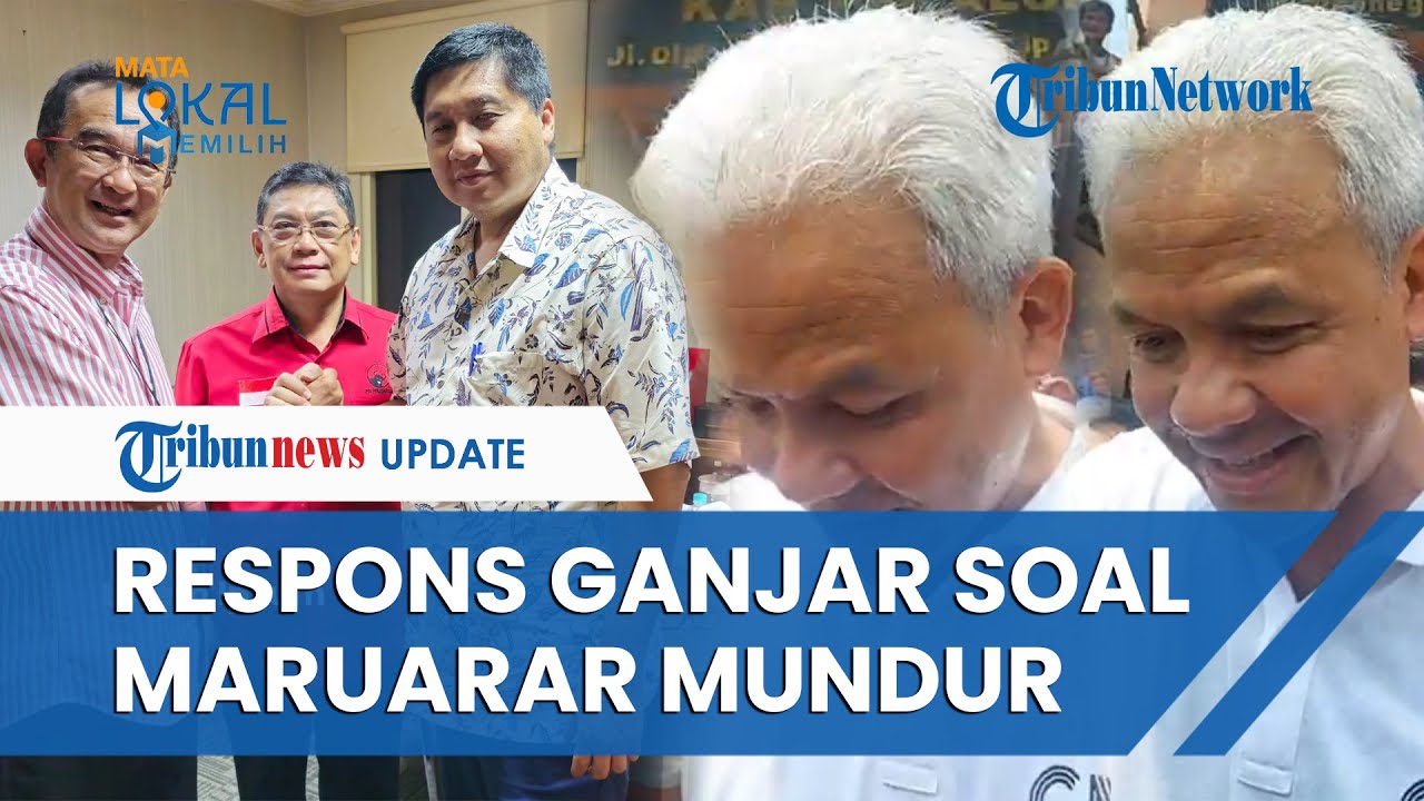 Ekspresi Ganjar saat Ditanya soal Maruarar Sirait Mundur dari PDIP Gara-gara Ikut Langkah Jokowi ...