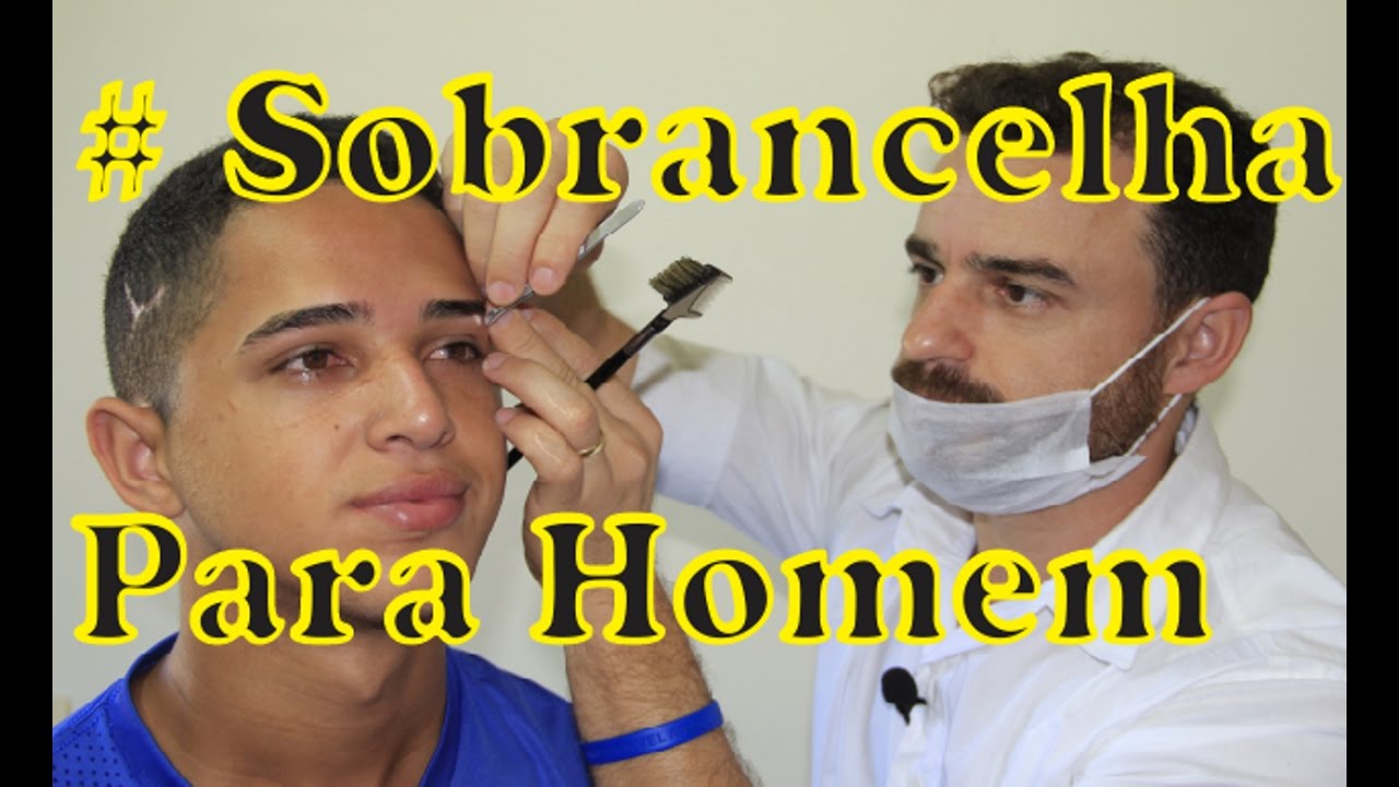 SOBRANCELHA DESIGNER PARA HOMEM- Curso Para Barbeiros