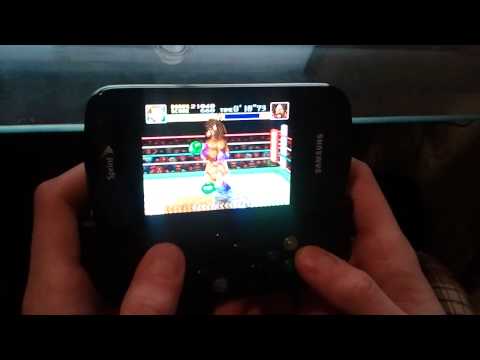 Samsung Epic 4g with Game Gripper and Yoobao Extended Battery playing SNES