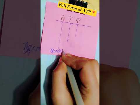 Full Form of ATP | Meaning of ATP | ATP | #shortsfeed #shorts #atp #fullform #gkshorts #gk #ytshorts