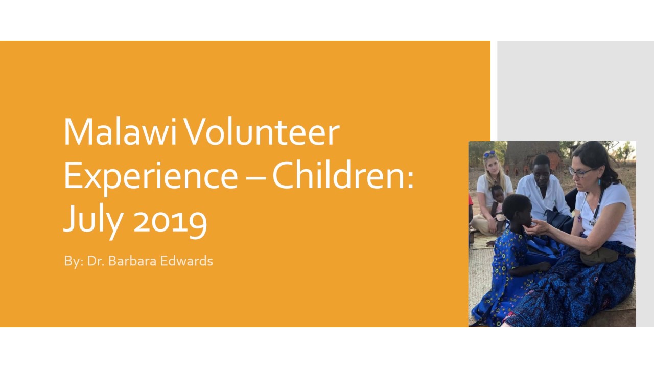 Dr. Barbara Edwards, Princeton internist, Shares Her Experience in Malawi