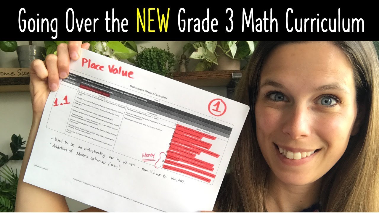 Going Over NEW Grade 3 Math Curriculum in Alberta - My thoughts, opinions, and tips!