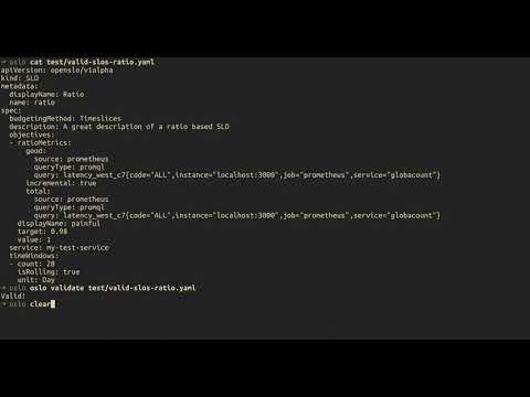 OpenSLO Oslo Validation Demo
