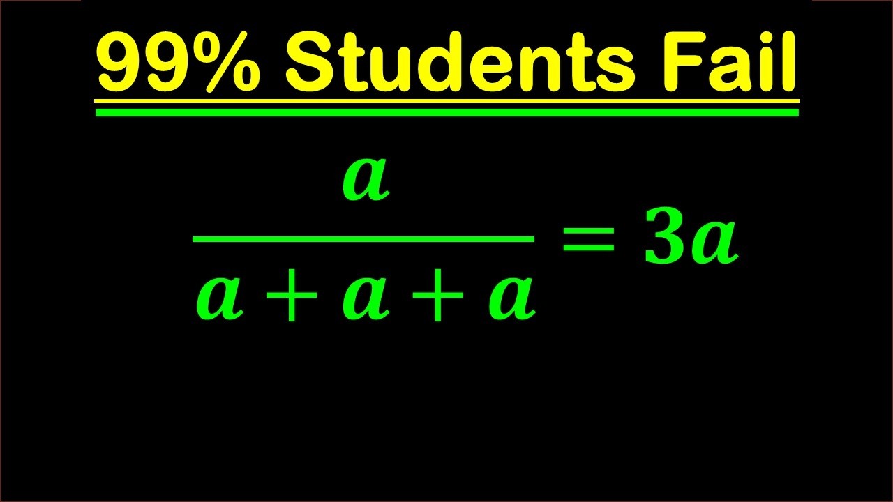 Solving a 'Harvard' University entrance exam | a=?
