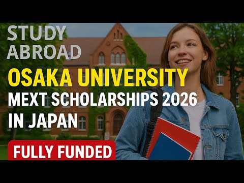Osaka University MEXT Scholarships 2026 in Japan (Fully Funded)