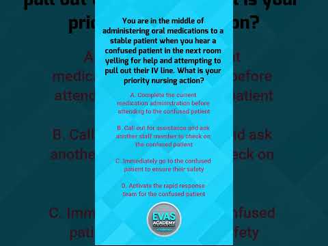 Nursing Brain Teaser – Can You Solve It? | Eva'S Academy | #internationallyeducatednurse #quiz