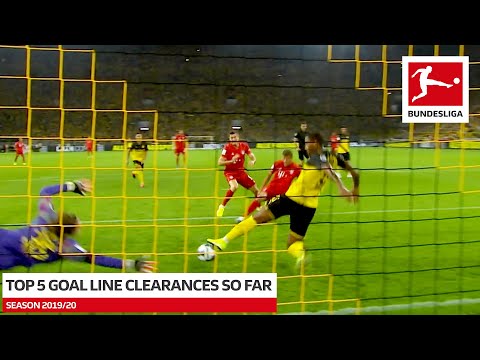 Top 5 Goal Line Clearances 2019/20 So Far - Piszczek, Hinteregger & More