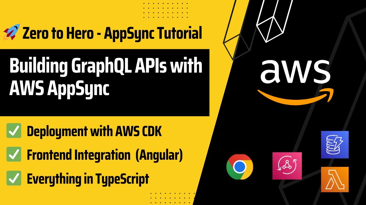 Building GraphQL APIs with AWS AppSync | AWS CDK | AWS Amplify | Zero to Hero Tutorial for Beginners