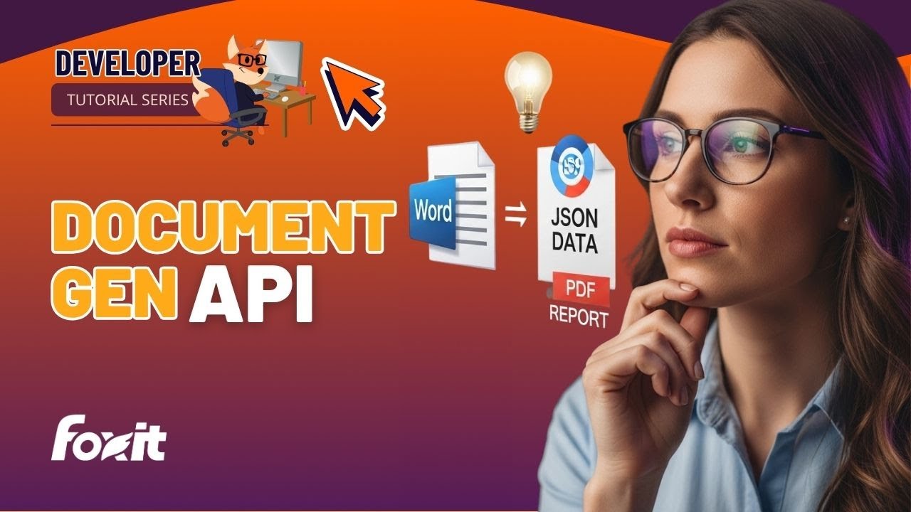 Foxit Document Generation API: Create Dynamic PDFs from Data Using Word Templates