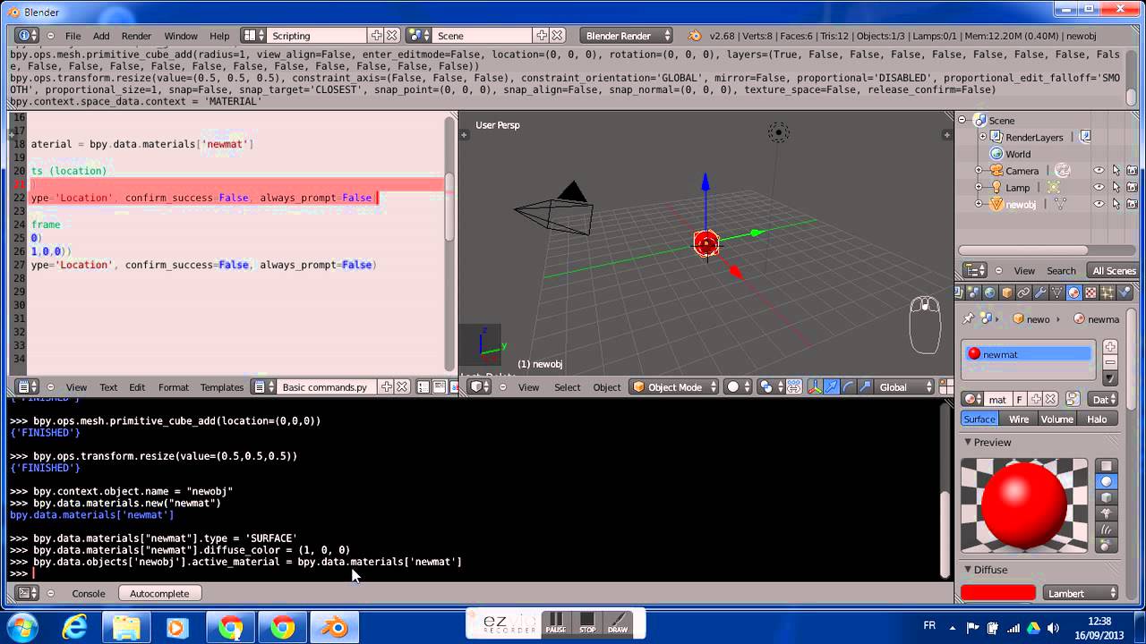 Blender Python scripting tutorial - 4 mins to start playing with python in Blender