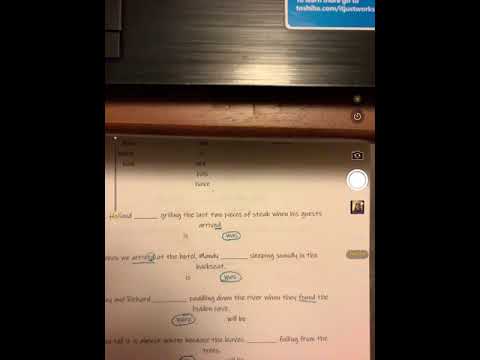 4th Grade English Use progressive verb tenses