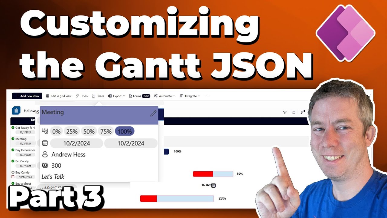 Optimize SharePoint Gantt Chart JSON for Project Success