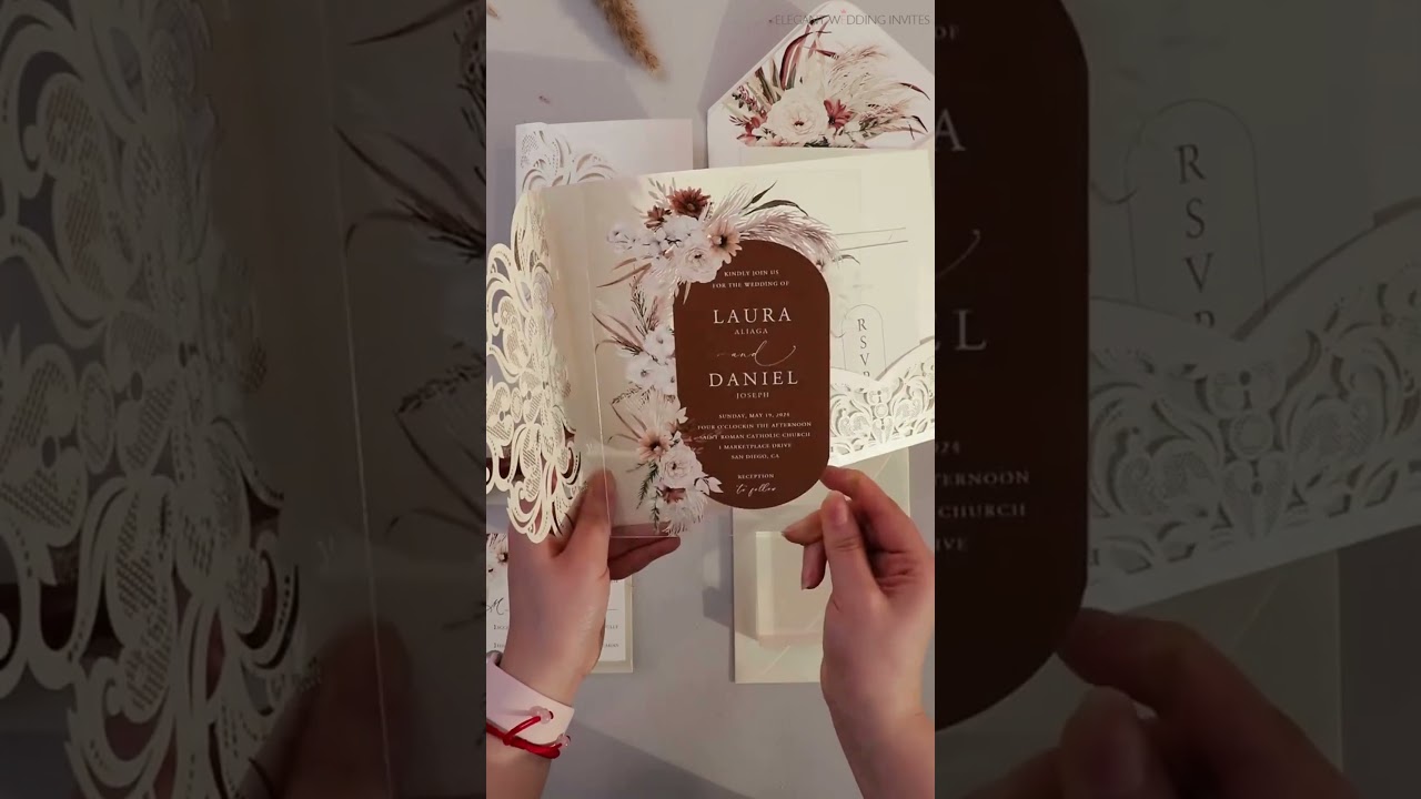 Wedding Invitation – Canva Editable Card