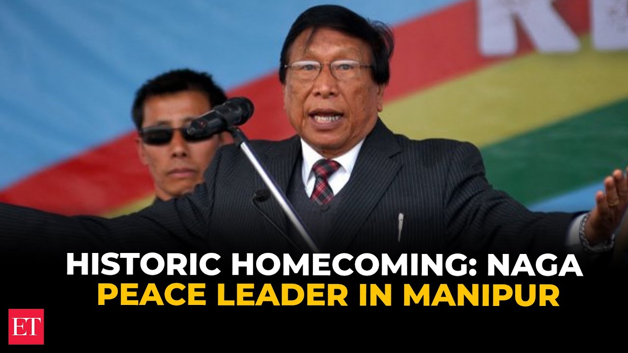 Naga leader Muivah visits native place in Manipur after 5 decades, thousands gather to welcome